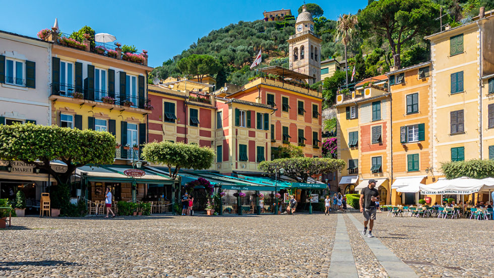 The Man in the Piazza at Santa Margherita Ligure - Scrawl Place